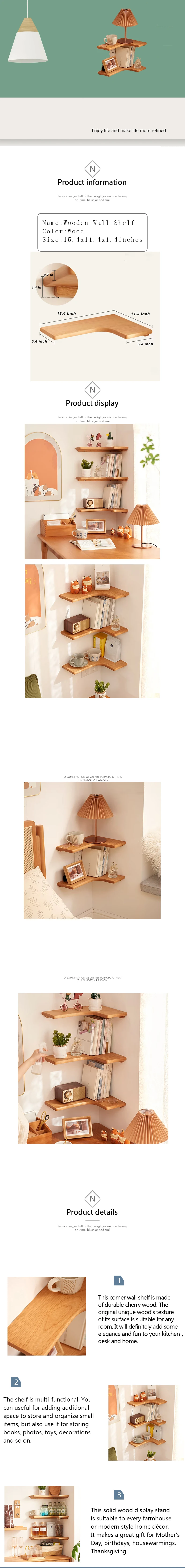 Hot Sale L Shaped Corner Shelf,Floating Shelf,Rustic Wooden Shelf ...