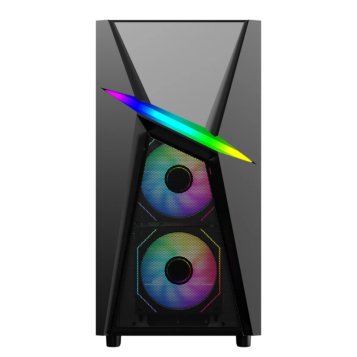 Ruix P32 ATX Mid Tower - Gaming Case with Tempered Glass