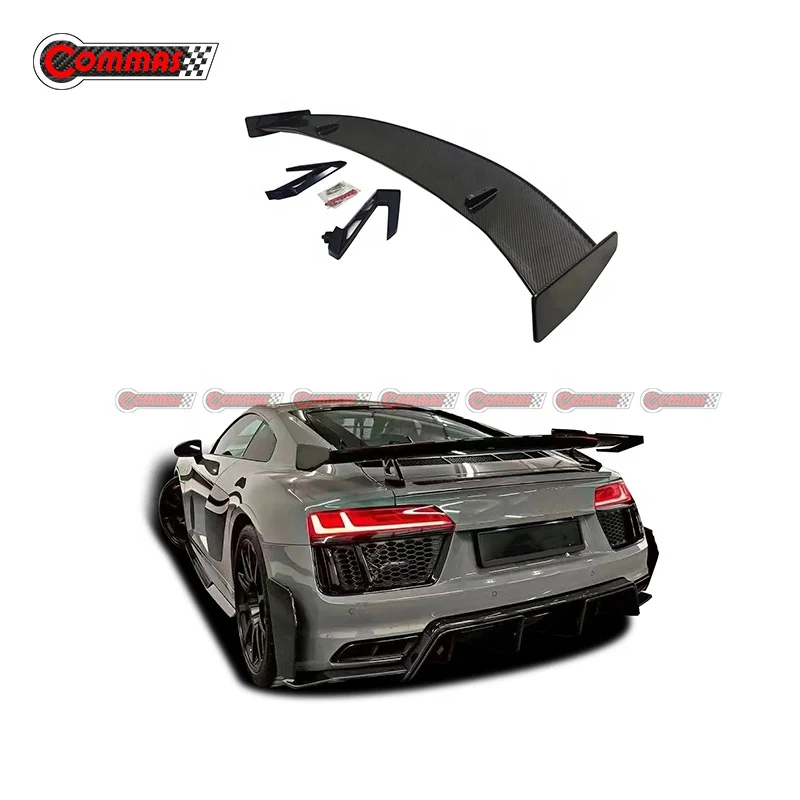 Performance-Style Carbon Fiber Rear Tail Spoiler Wing For Au-Di R8 ...