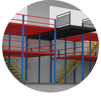 Oem Industrial Multi-level Mezzanine Decking Rack Warehouse Storage ...
