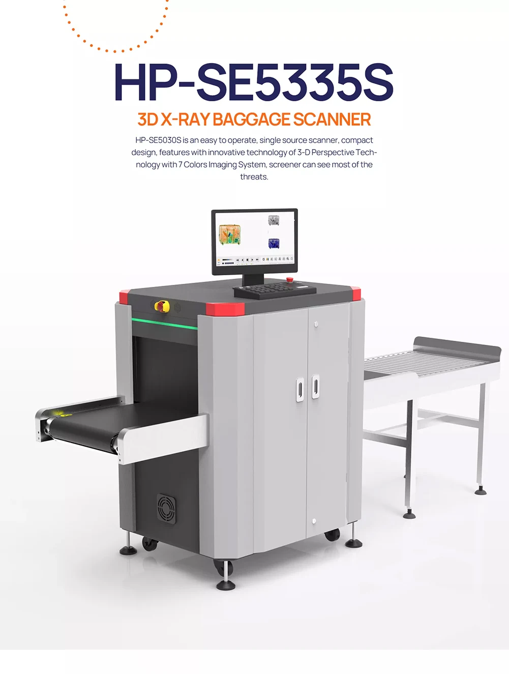 Safeagle New Innovation HP-SE5335S 3D 4 7 Color Imaging Mode Xray ...