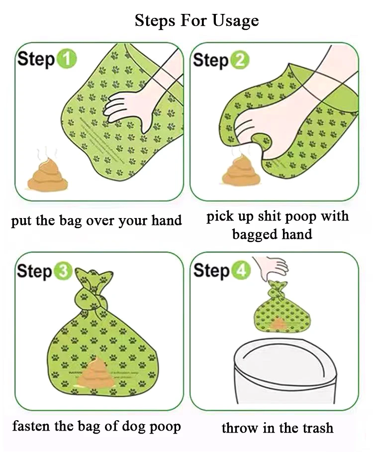 Factory Direct Sales 100% Pla Eco Friendly Biodegradable Pet Waste Dog ...