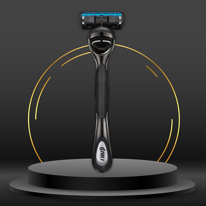 BAILI 5-Blade Shaving Razor - Hovering & Rotating Blades