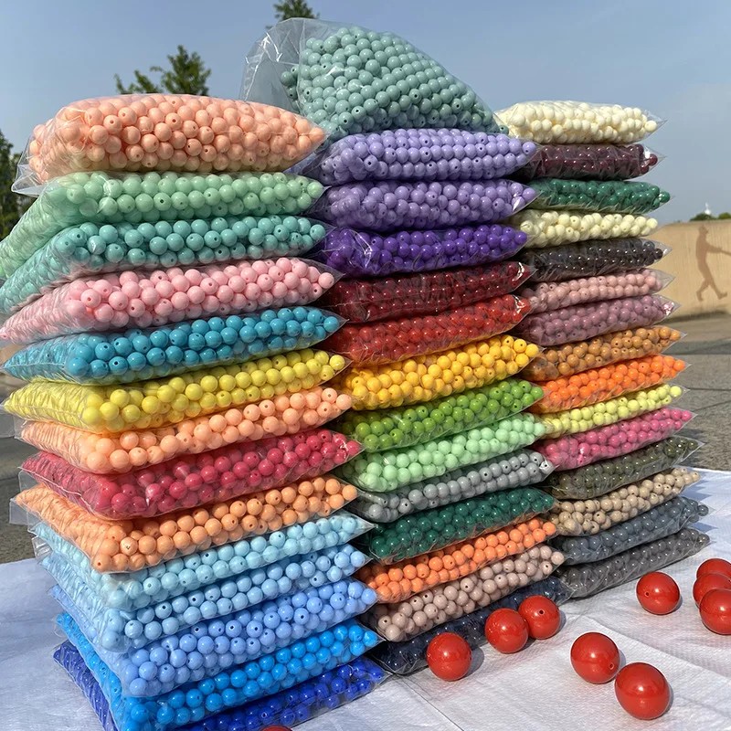 Polished Acrylic Beads - Perfect for Handmade Crafts
