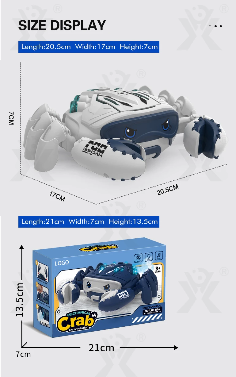 Chengji Electric Runaway Crab - Educational Interactive Toy