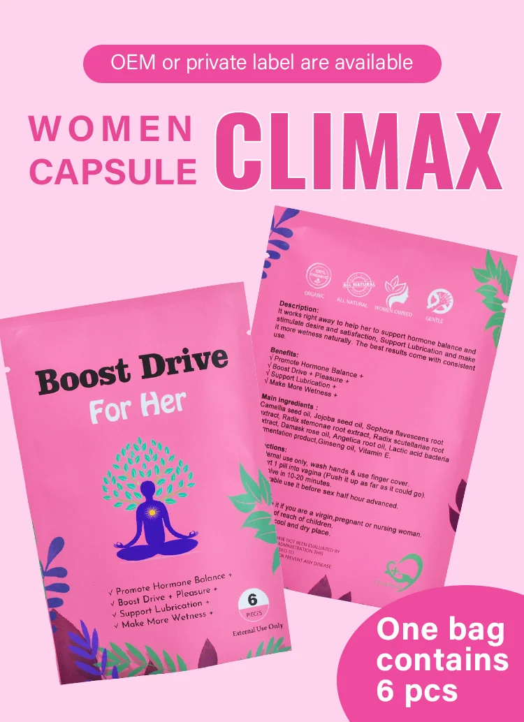 Aromlife Sexual Orgasm Capsules for Woman Female Yoni Climax Capsule ...