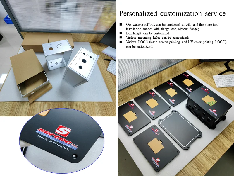 Custom IP68 Metal Aluminum Battery Casing - Waterproof