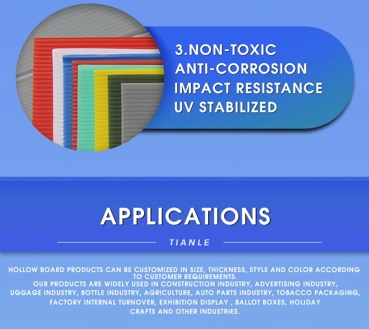 Wholesale Recyclable Foldable Coroplast Storage Danpla Polypropylene