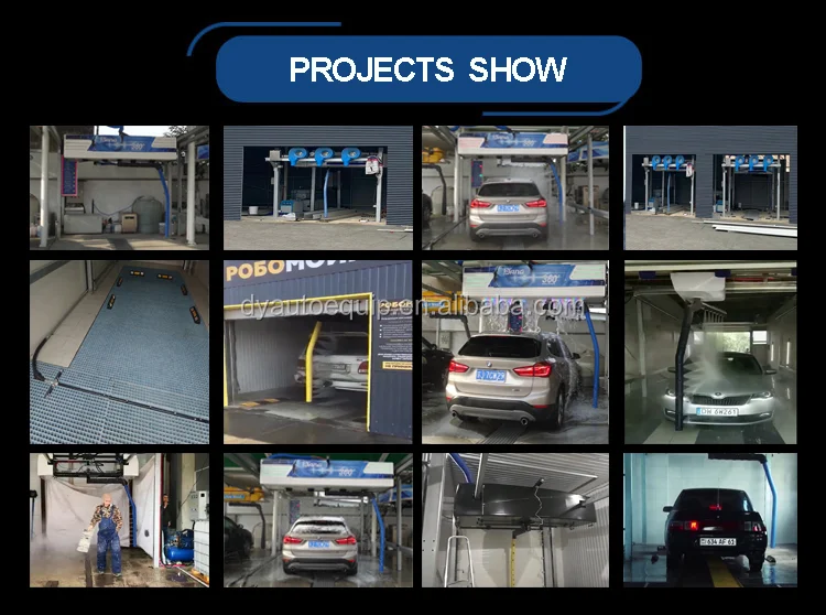 Dy-dg180 Full Automatic 360 Touchless Robot Car Wash Machine With Wheel ...