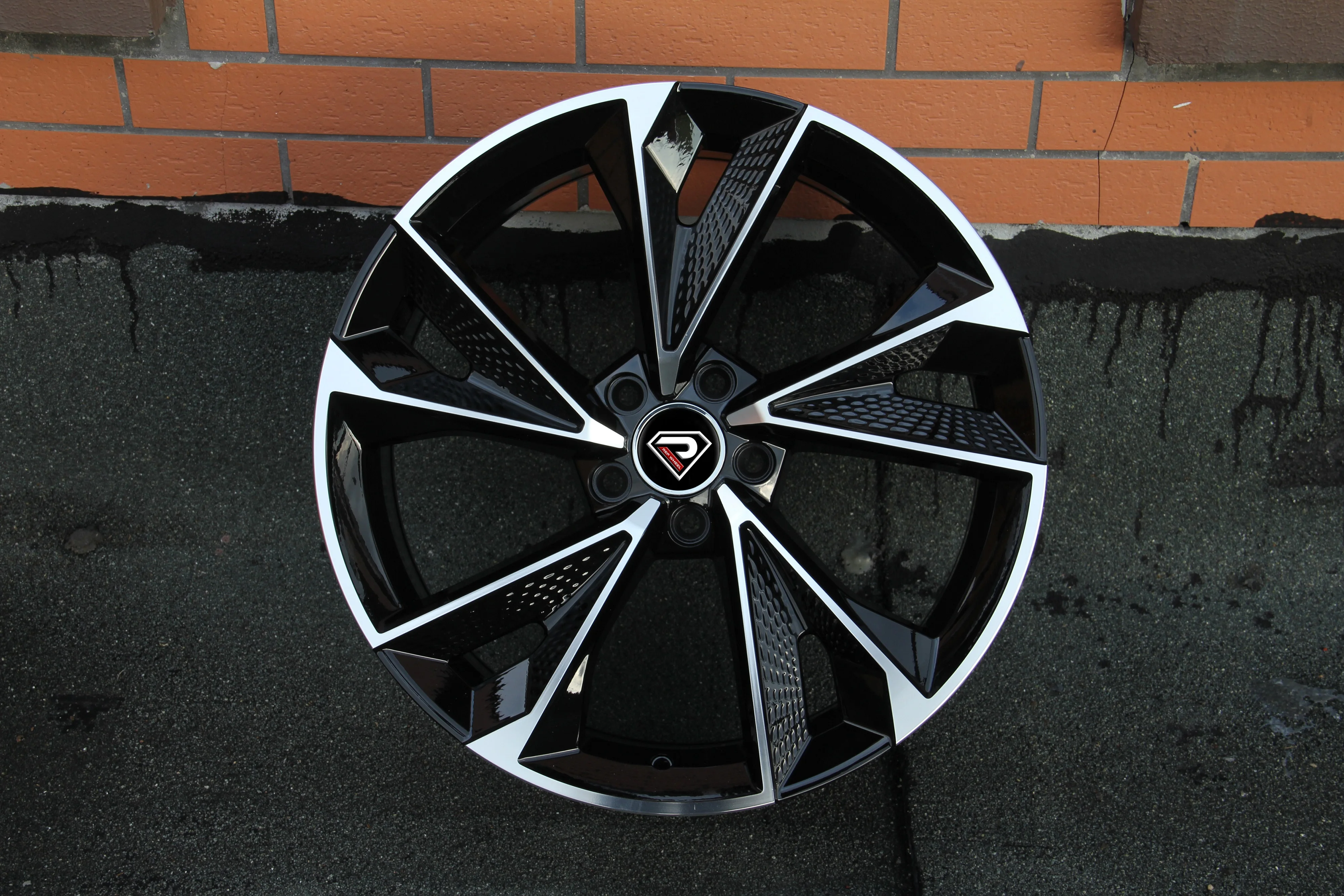 Rep 6106 High Quality A356.2 Material 18/20/21 Inch 5-112 Black Casting ...