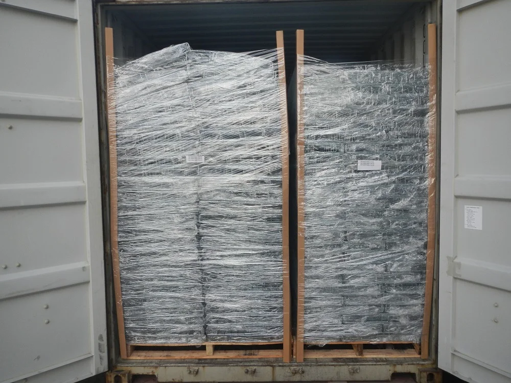 Wire Mesh Crates Stacking Bins Welding Wire Collapsible Container ...