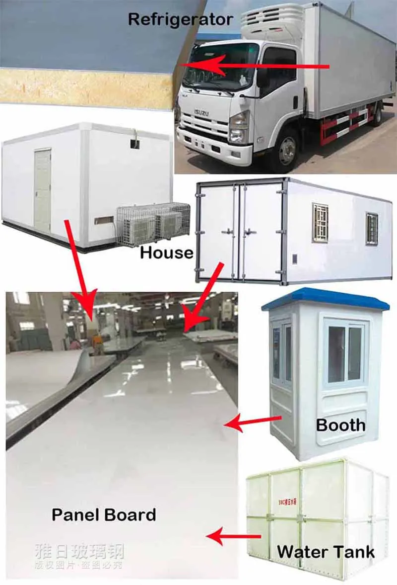 2mm Fiberglass Insulated Board Grp/frp Flat Sheet Frp Roof/wall ...