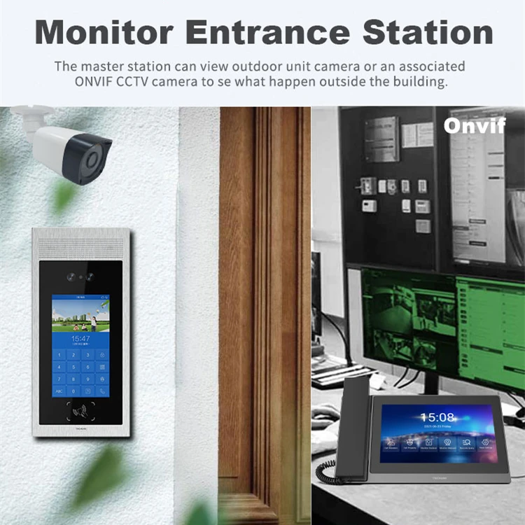 GSM Intercom 3G Doorphone - Siemens 4G Face Recognition