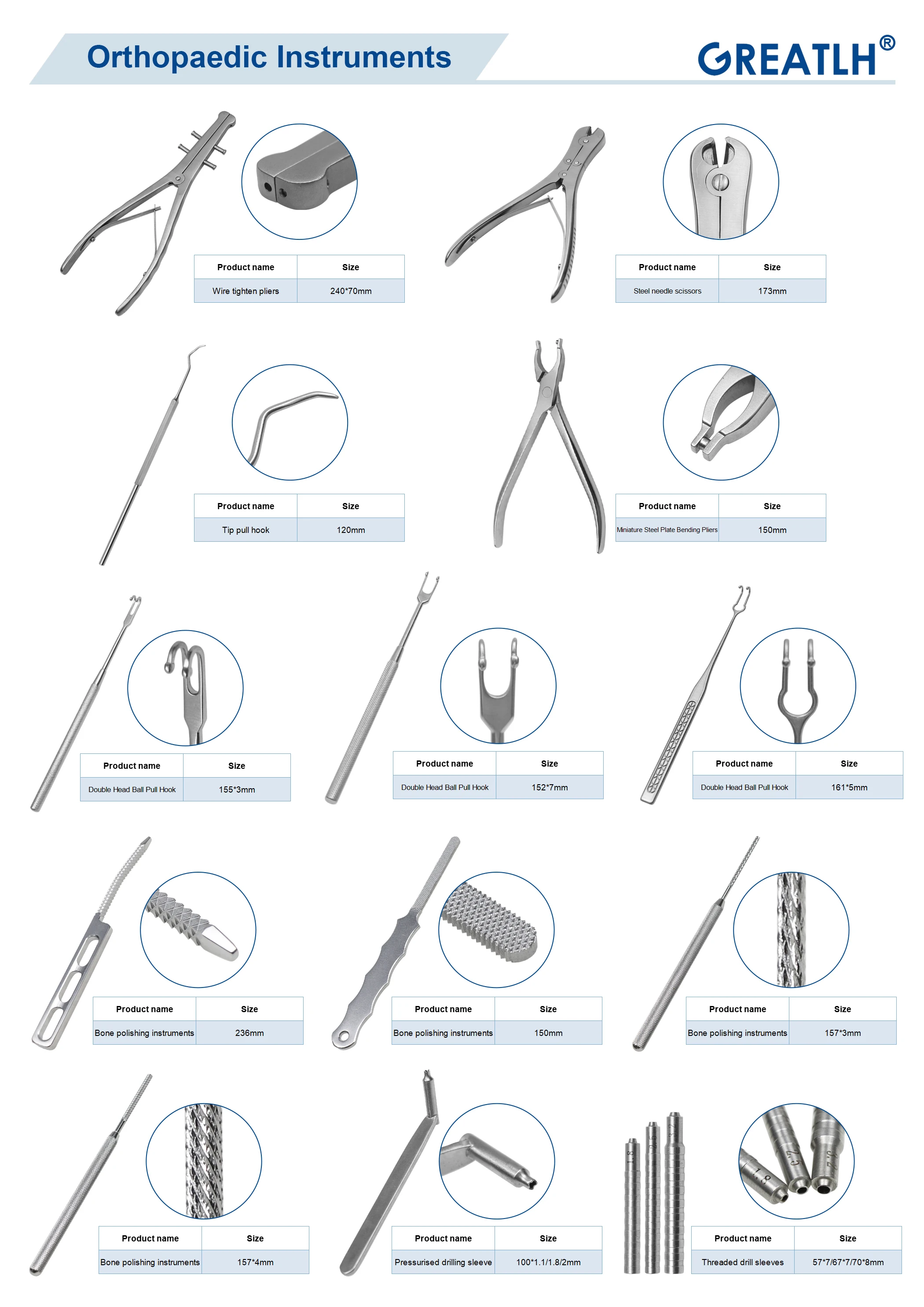 Orthopedic Surgical Instrument - Gold Handle Extraction Forceps