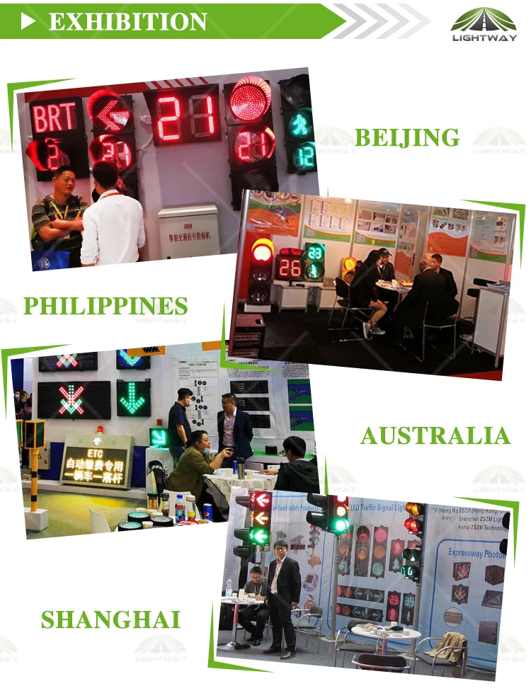 Tuming Solar Powered LED Traffic Light Module IP53 Waterproof ODM