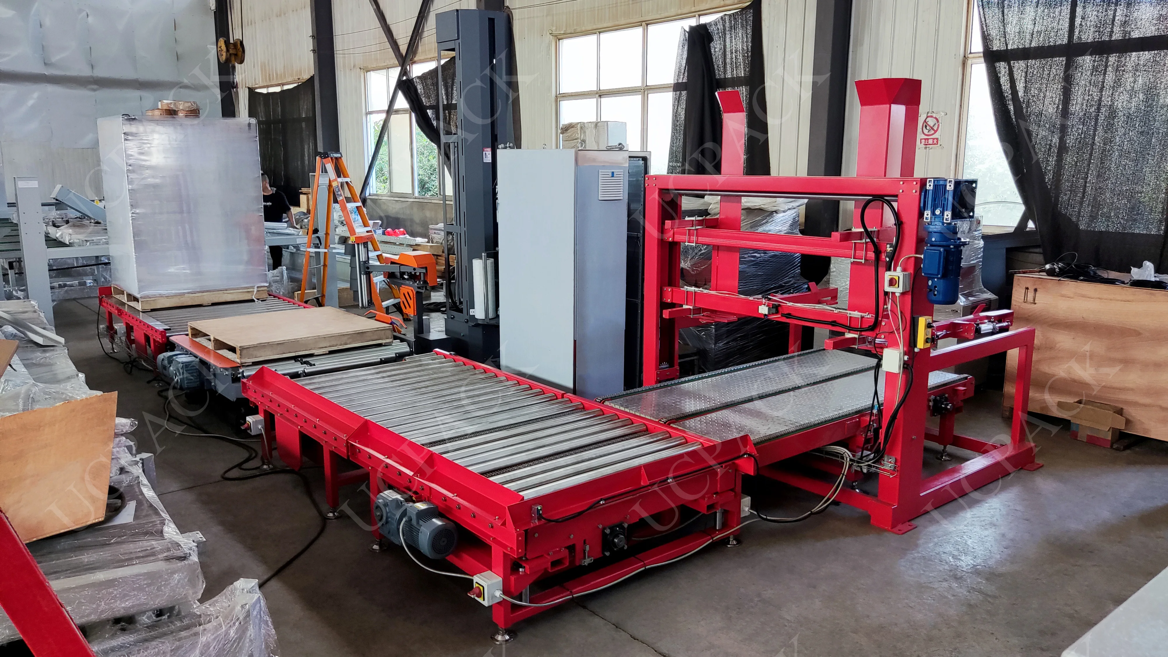 Triple Strand 3-way Right Angle Pop-up Chain Transfer Conveyor - Buy ...