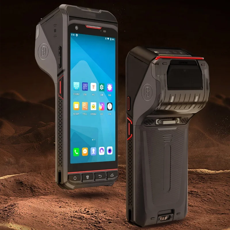 Android Rugged Handheld Pda Built in Thermal Printer Mobile Pos ...