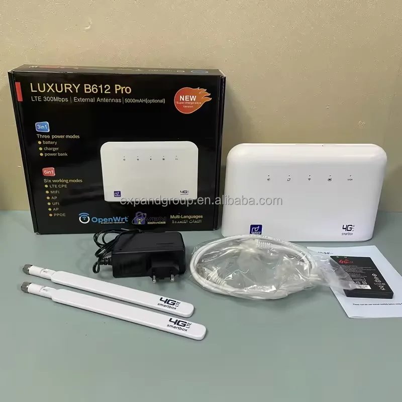 Luxury B612 Pro - 4G Modem Wifi Router for Outdoor Use