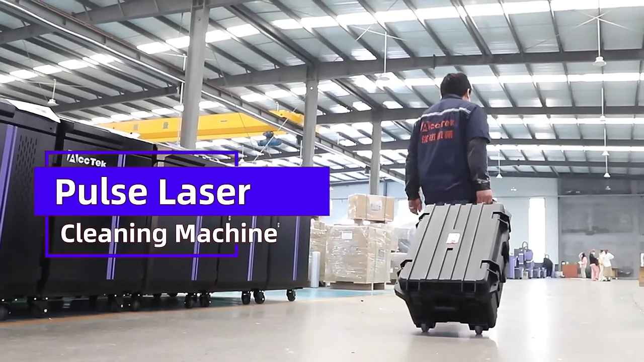 Pulse Laser 200w 300w 100w Laser Cleaner Rust Removal Portable Fiber ...