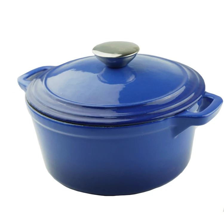 Cast Iron Dutch Oven - Durable, Enamel-Coated Cookware