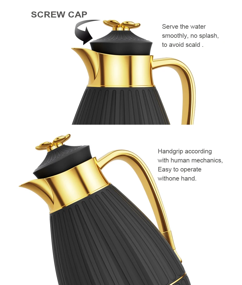 Sunlife New Model Design 1.0l Food Grade Pp Material Arabian Coffee Pot ...