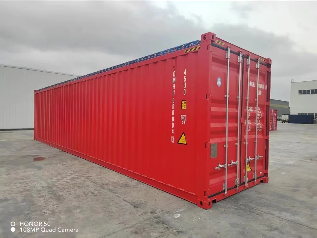 New 40-Foot Open Top Container - High Capacity & Customizable
