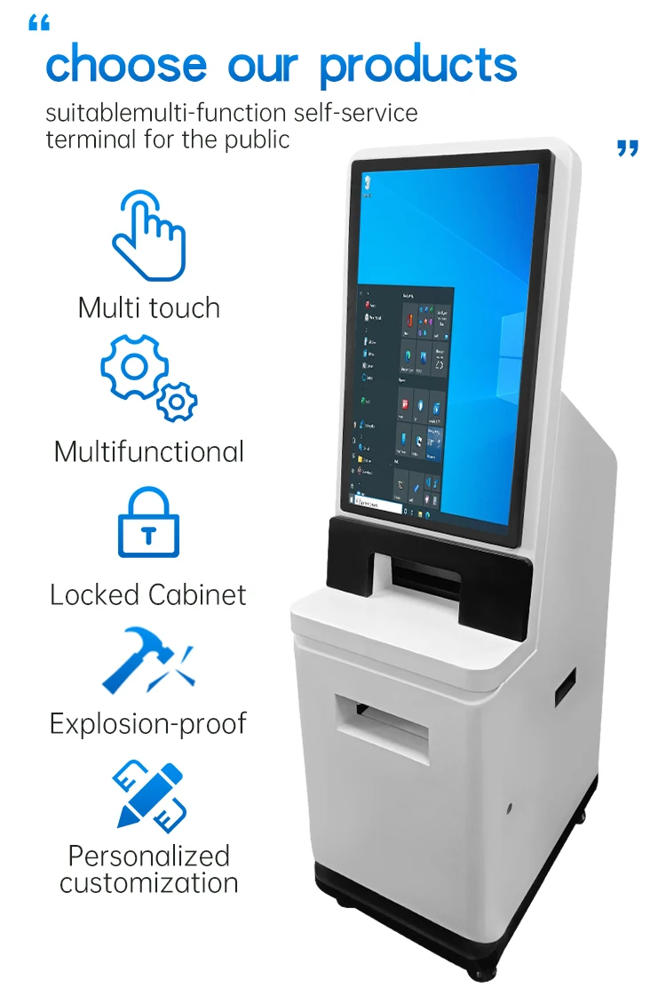 32 Inch Vending Machines - A4 Printing and Scanning Kiosk