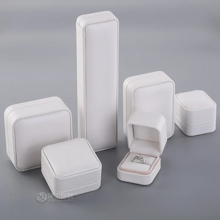 Custom Design Luxury Ring Jewelry Packaging Paper Box Velvet Necklace ...