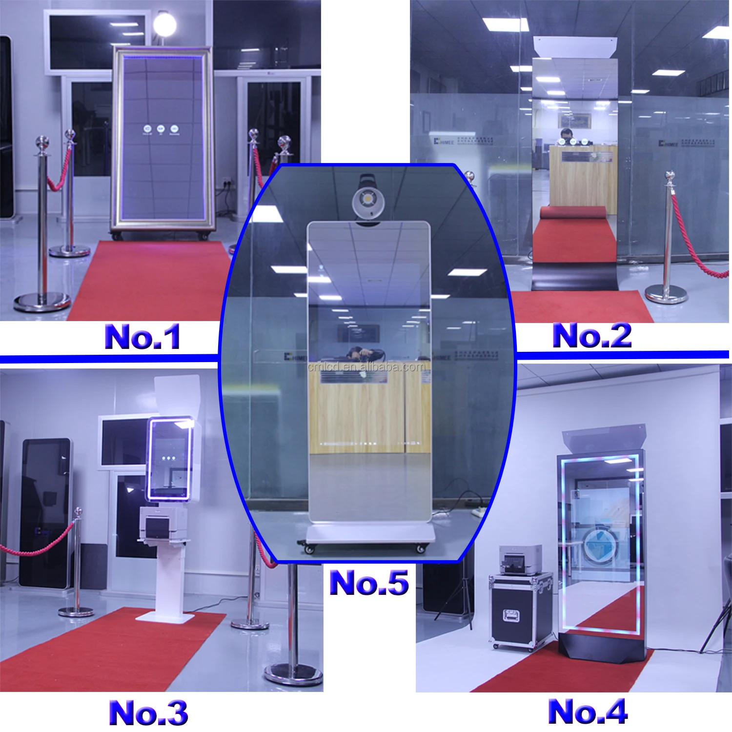 Magic Mirror Photobooth Printer Camera Mini Pc LCD 49 Inch Touch ...