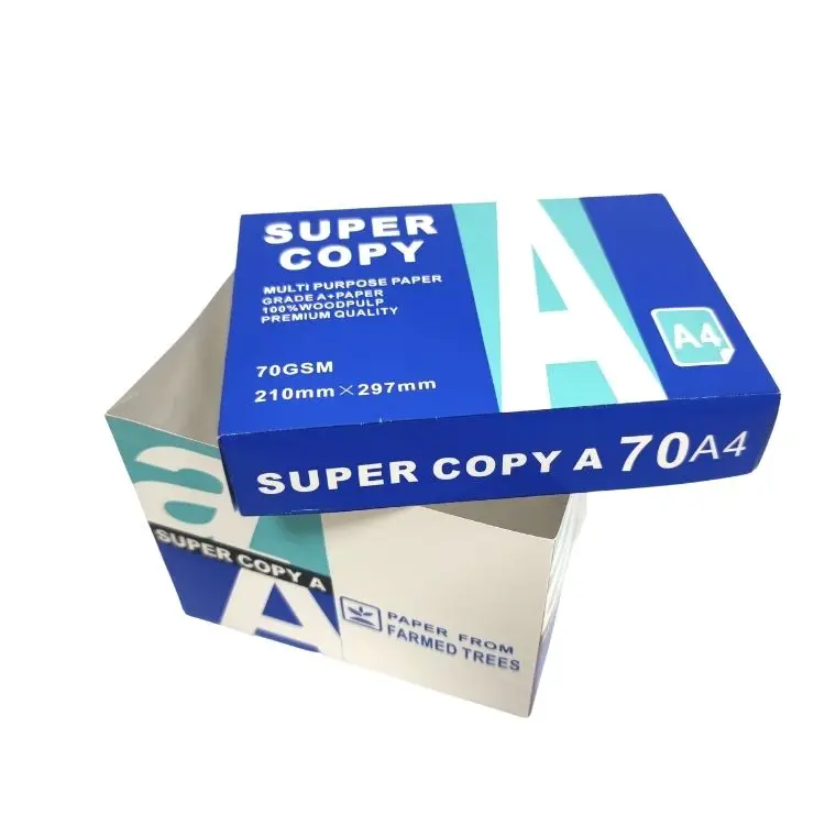 China Manufacturers Oem 70gsm 75gsm 80gsm 100% Pulp A4 Paper Copier 500 ...