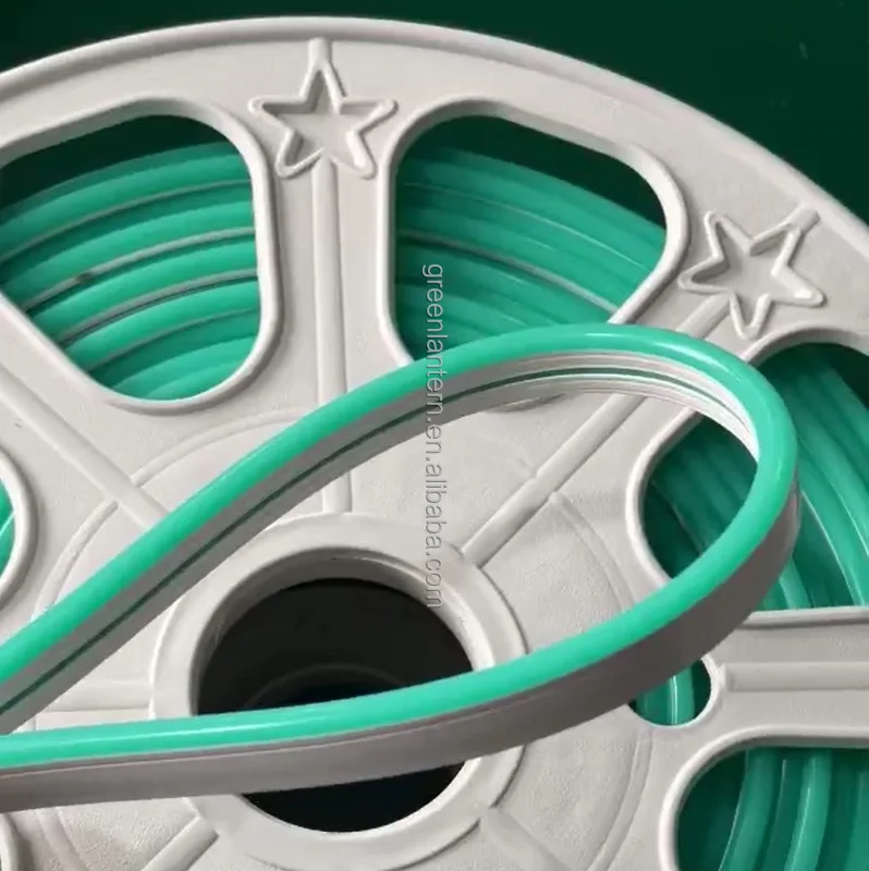 NEW Green Color High Quality Silicon Neonflex 6x12mm 8x16mm 12V 120LEDs ...