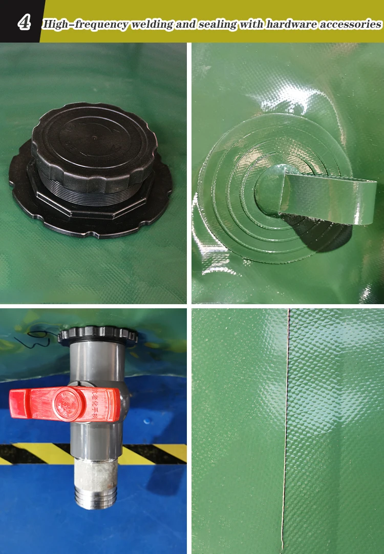 500L to 50000L Flexible PVC Storage Tanks - Durable & Waterproof