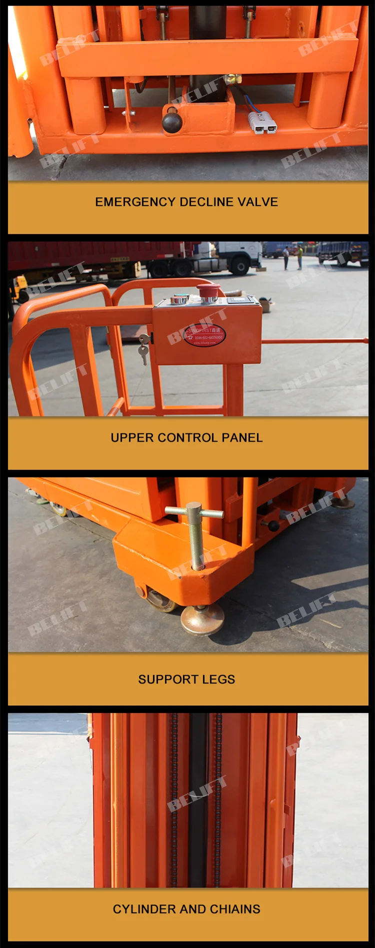 Belift 200kg Battery Powered Mobile Cargo Goods Handling Semi Electric ...