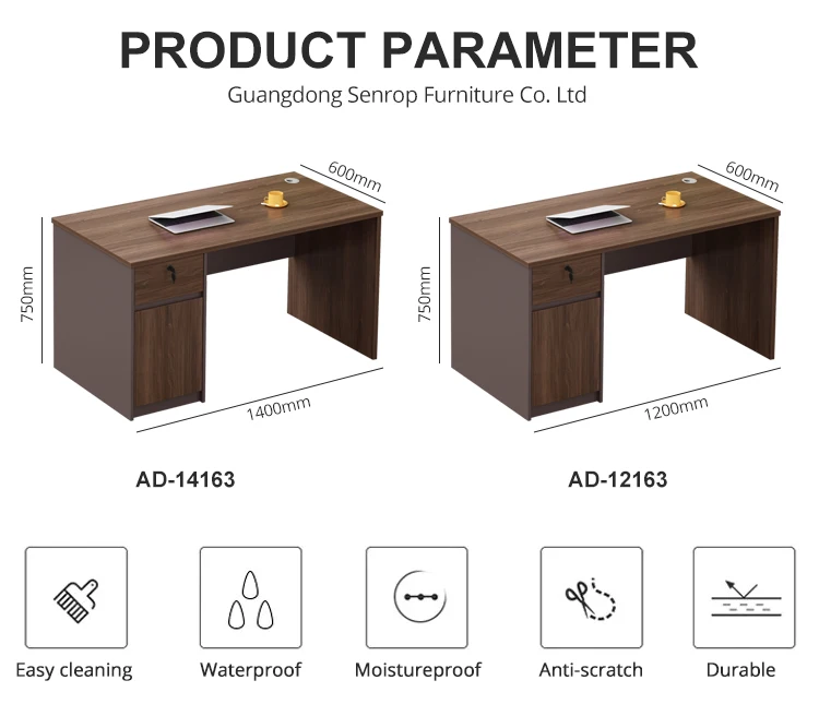 Office Desk Work Station Table Office Computer Table Desk with Lock ...