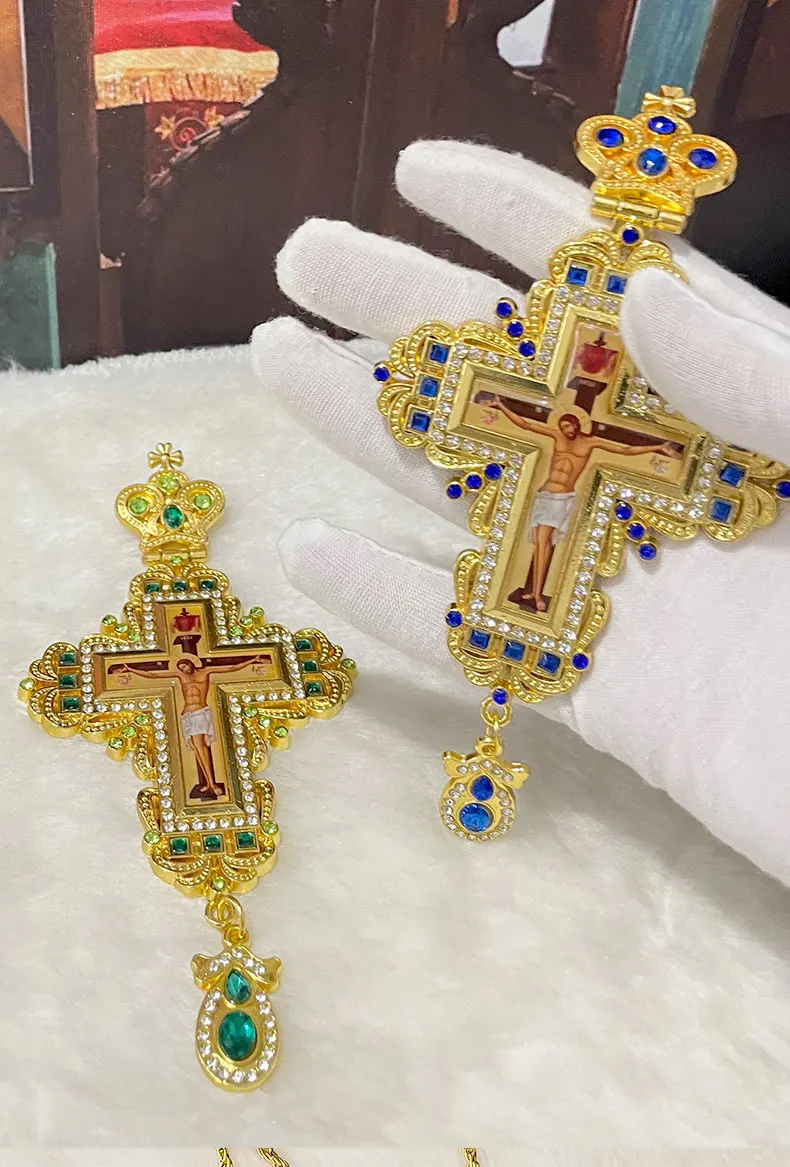 Orthodox Cross - Priest Pectoral Necklace for Church Art