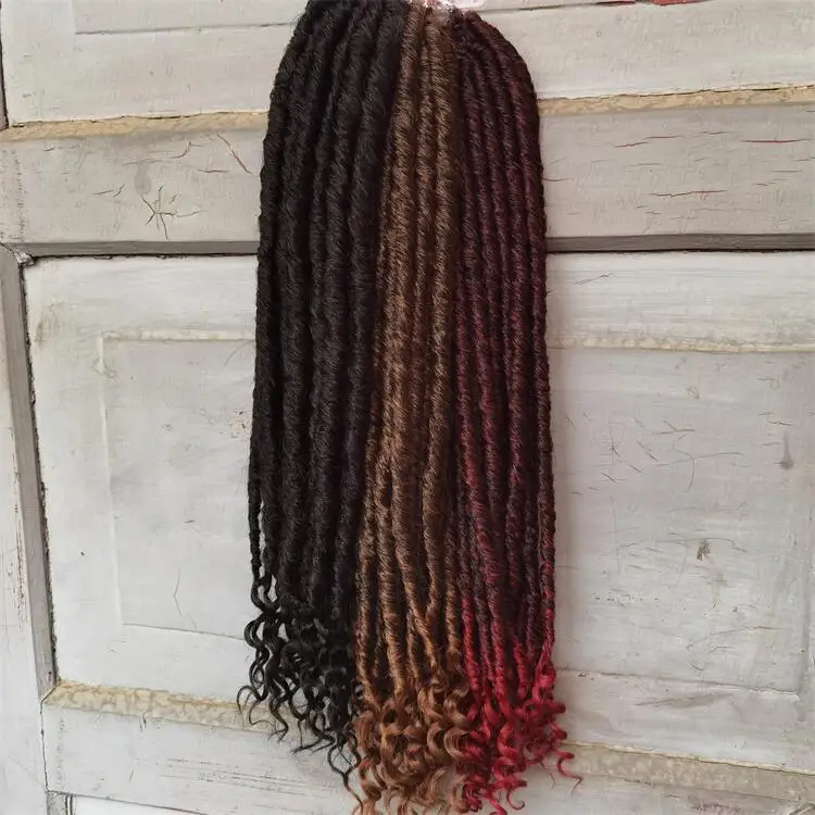 Goddess Faux Locs Crochet Hair Locs Curly Ends Goddess Loc Braids ...