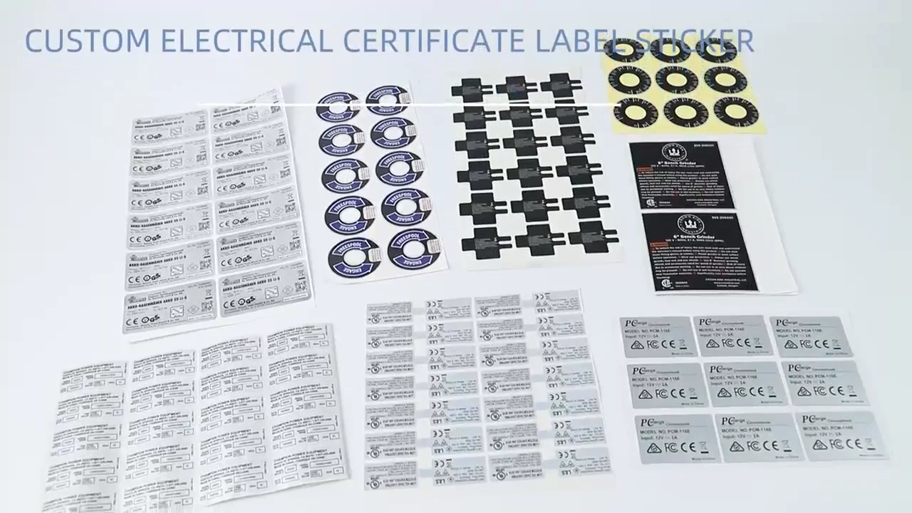 Custom Stickers Matte Attention Caution Warning Sign Self Adhesive Fade ...