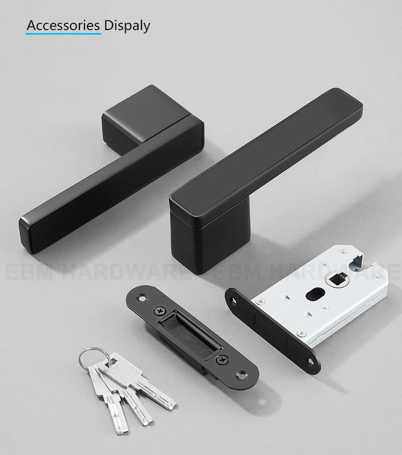 Aluminium Alloy Magnetic Door Lock with Hidden Key Hole & Easy ...