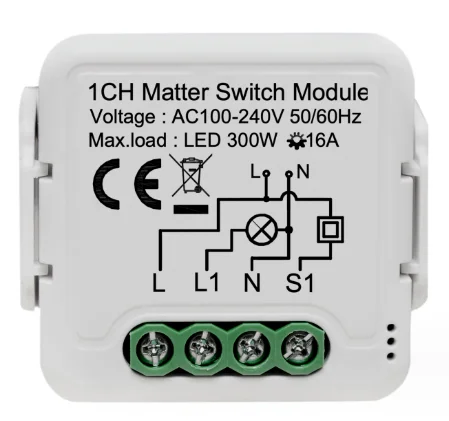 Matter Smart On/off App Remote On/off Homekit Direct Connect Voice ...