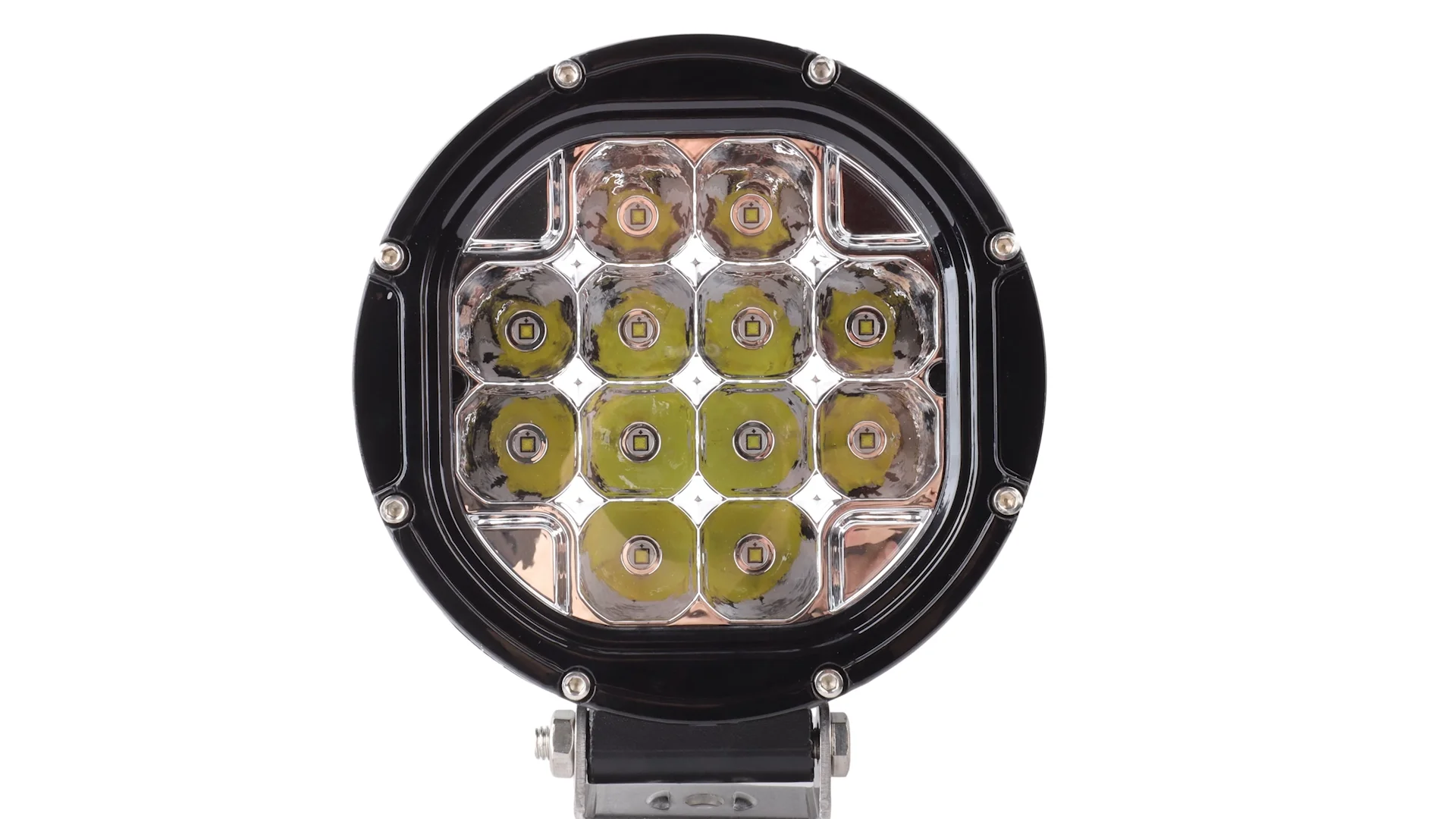 36w 6500k 6 Inch Round Led Work Lamp Offroad Truck Tractor Rv Suv Atv ...