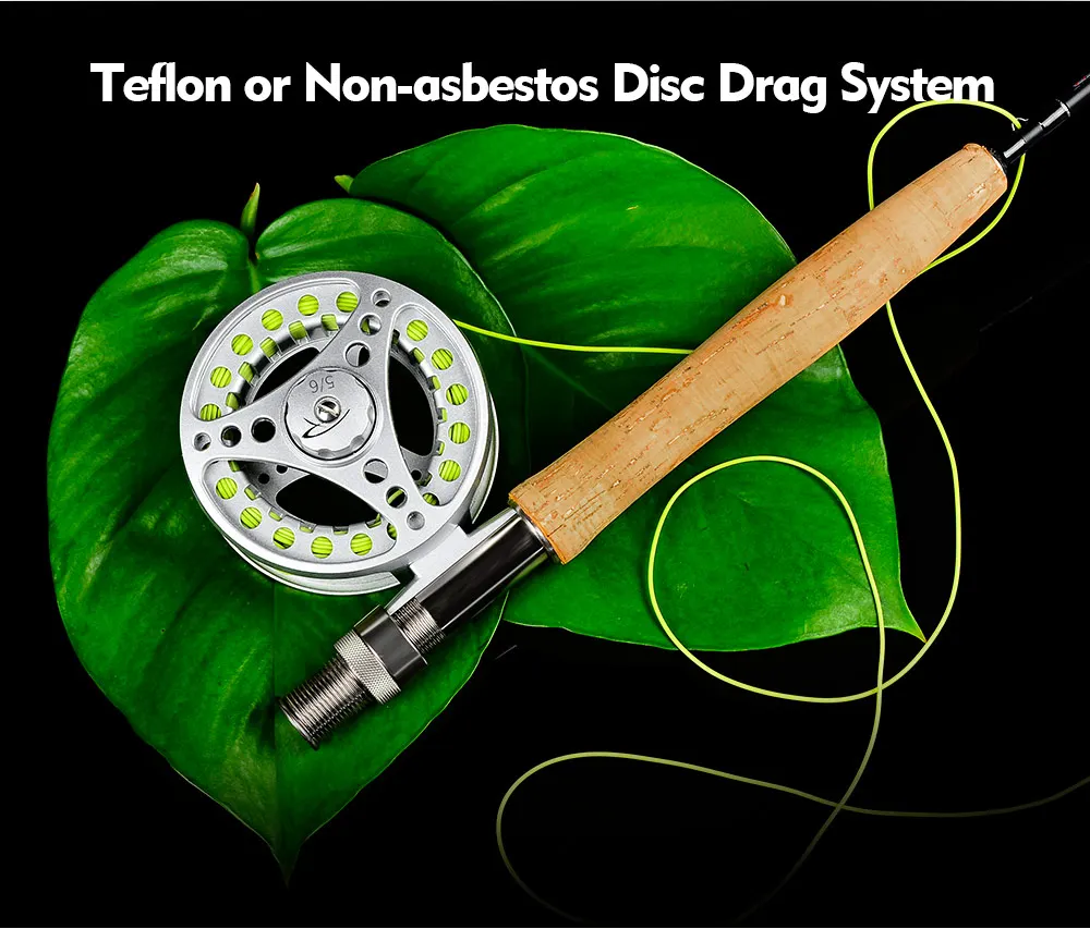 Proberos Fly Fishing Reel 2+1bb Large Arbor Alloy Aluminum ...