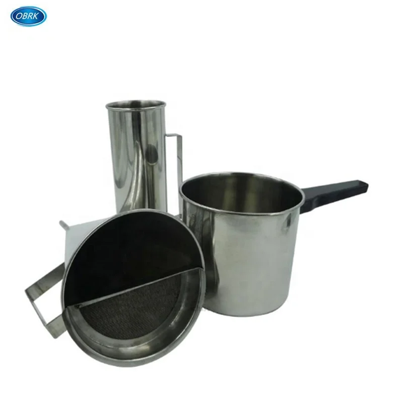 Mud Viscosity Flow Cone Meter Slurry Test Kit Marsh Funnel Viscometer ...