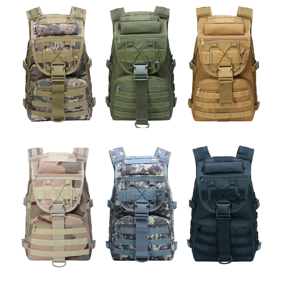 35L Tactical Molle Backpack with Polyester Lining External Frame Bug ...