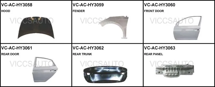 OEM 86577-H6510 for Hyundai Accent/solaris 2020 Skid Plate-Fr Bumper Chrome