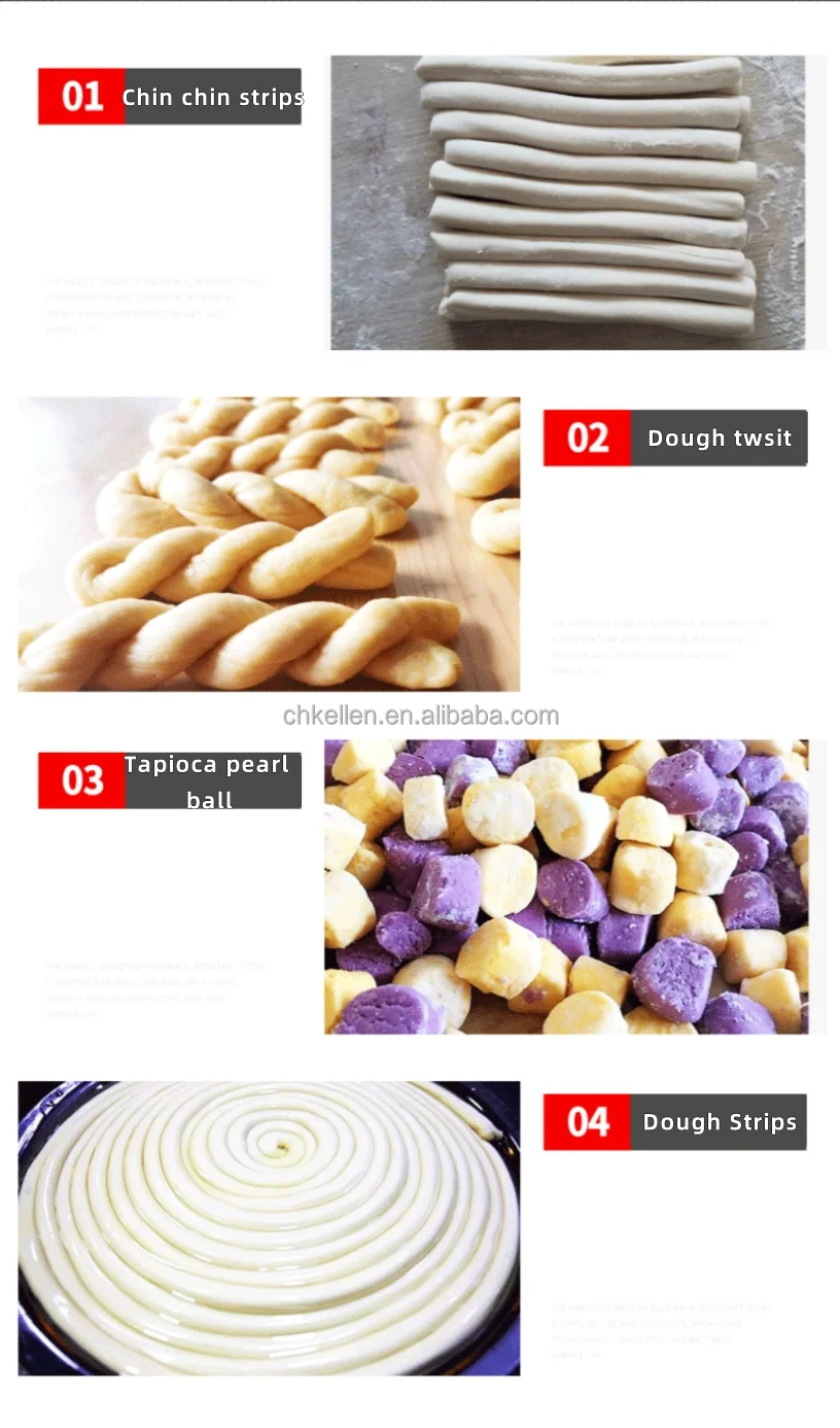 Full Automatic Cutting Chinese Rice Strips Dough Machine