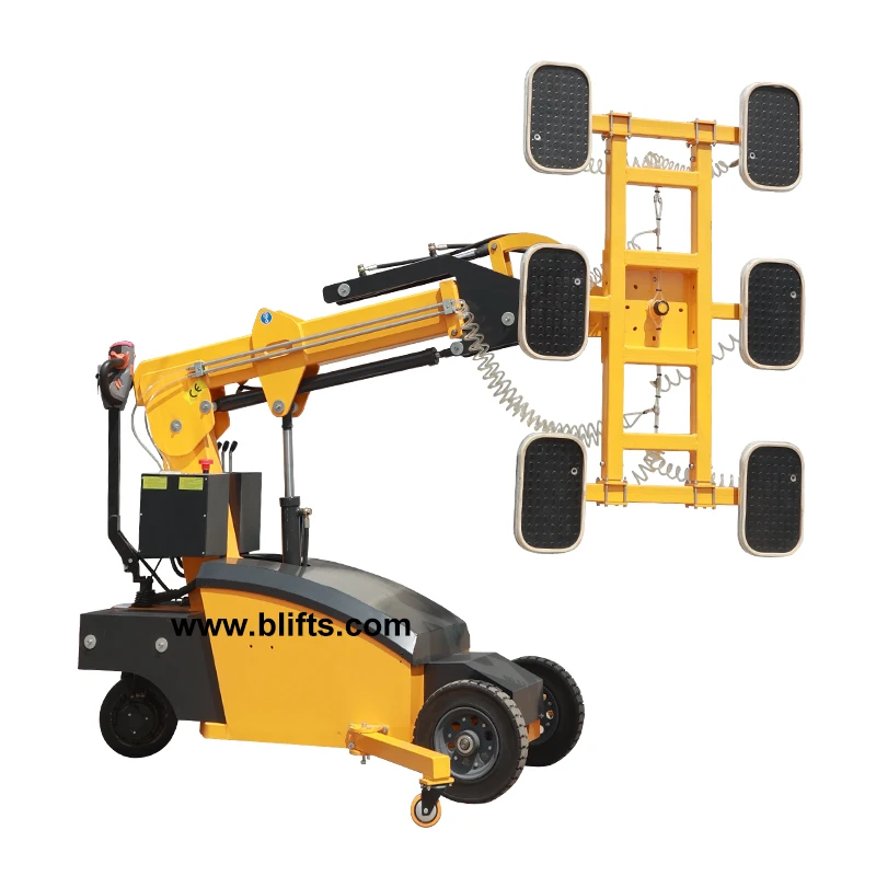 Heavy Duty Suction Lifter Fast Charging Time Easily Replace Battery ...