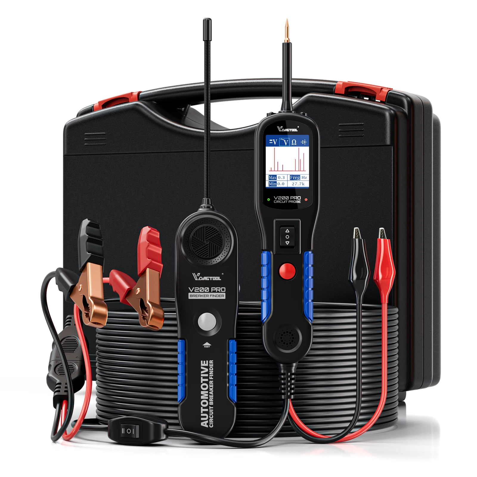 VDIAGTOOL V200 Pro Automotive Power Circuit Probe Tester Breaker Finder ...