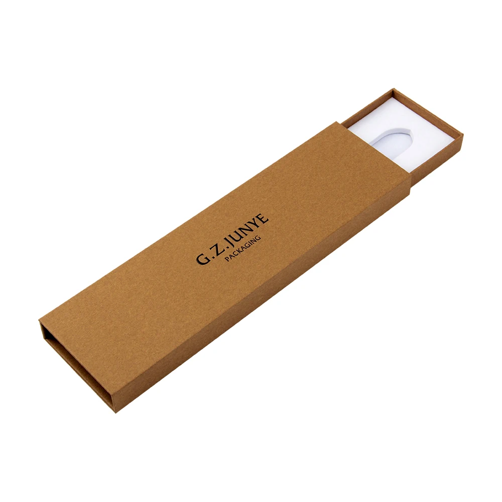 Kraft Paper Drawer Watch Strap Packaging Box Custom Brown Apple Watch ...