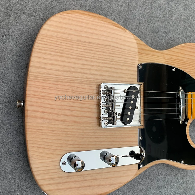 Factory Wholesale Popular Maple Neck Natural Right Hand Cutaway 6 ...