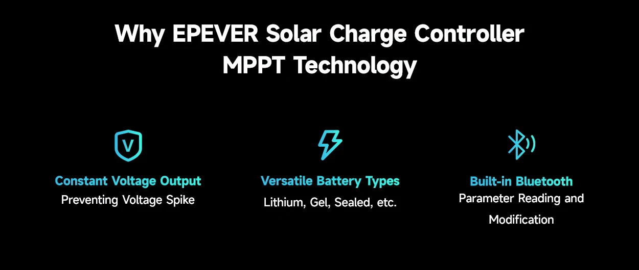EPEVER Lithium Batteries Regulator - Efficient MPPT